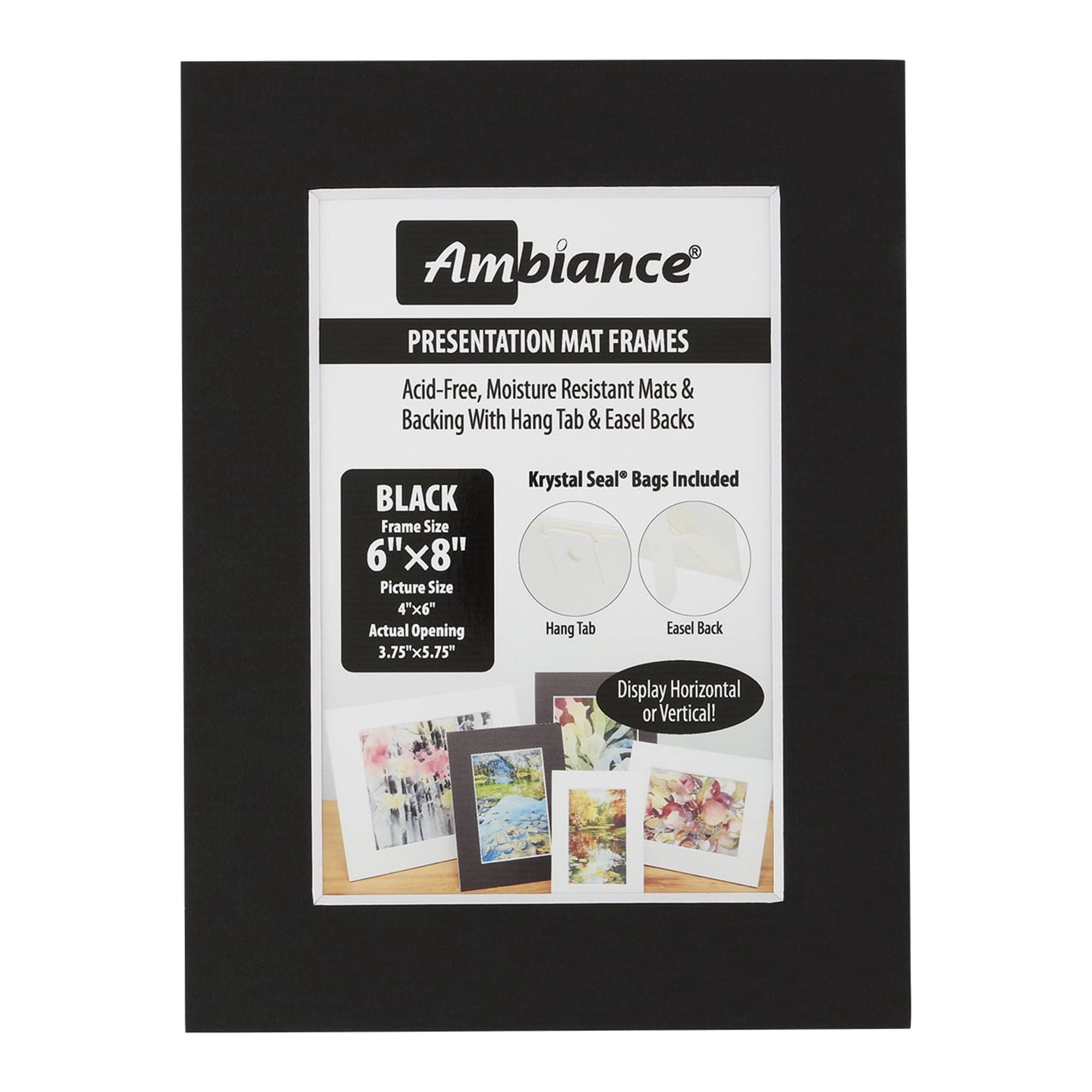 Ambiance Framing 5-Pack Mat Frame - Made for Displaying Pictures and ...
