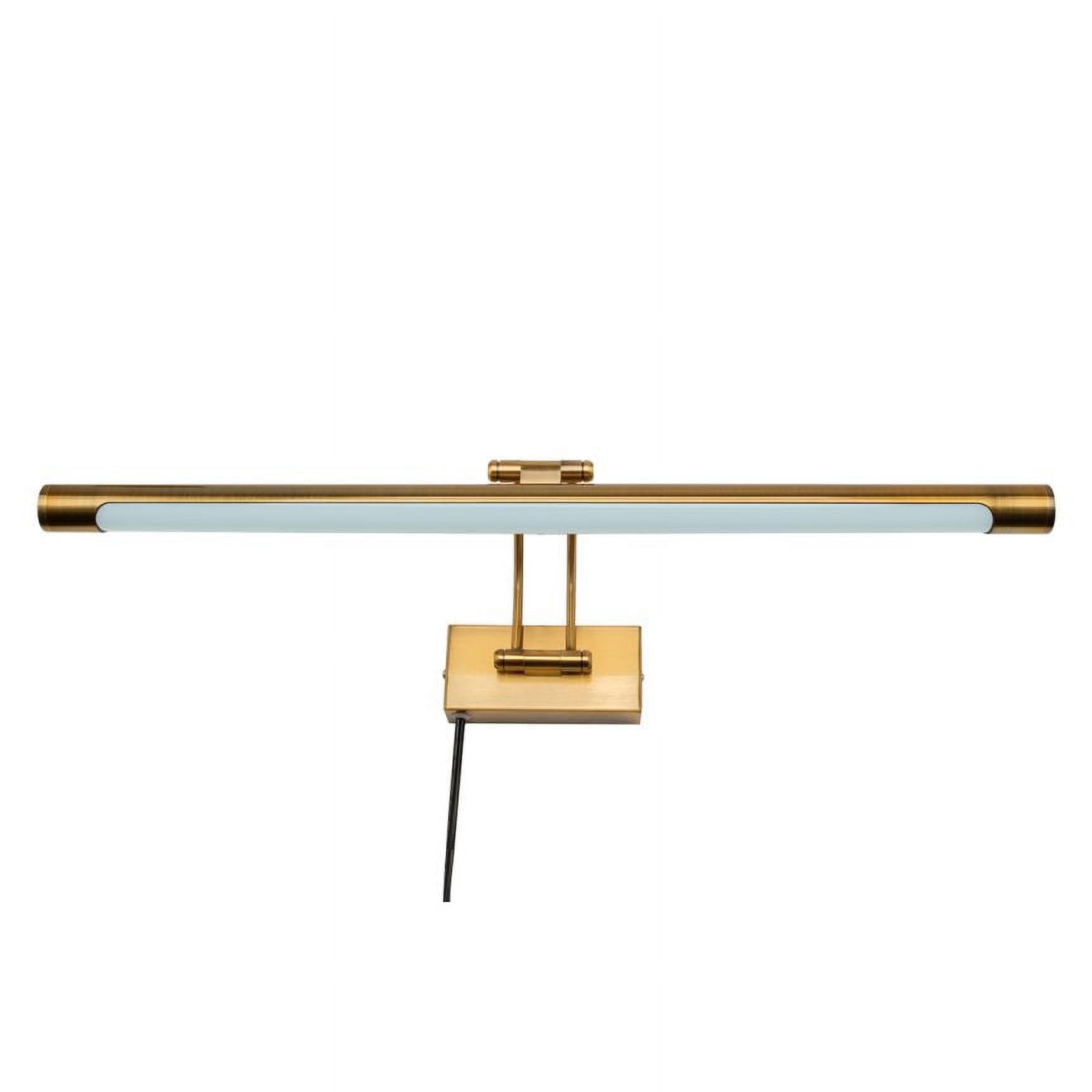 Ambiance LED Picture Light 9.6W Antique Brass (1000 Lumens) - Walmart.com