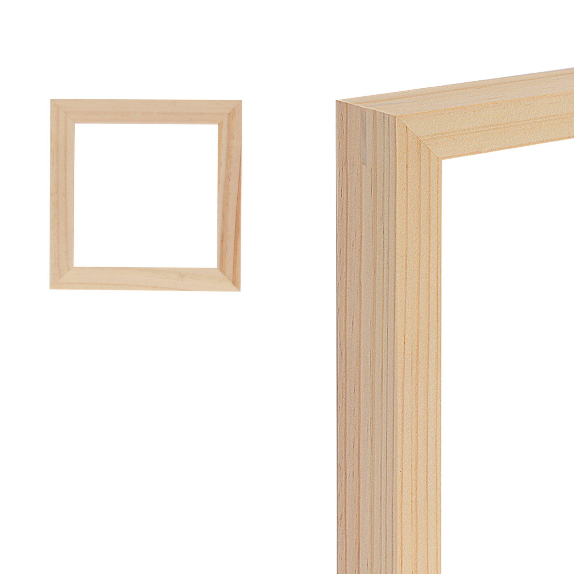 Ambiance Unfinished Wood Gallery Frame 5x5 In - Walmart.com