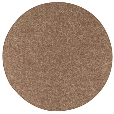 Bright House Solid Color Round Shape Area Rugs Black - 4' Round ...