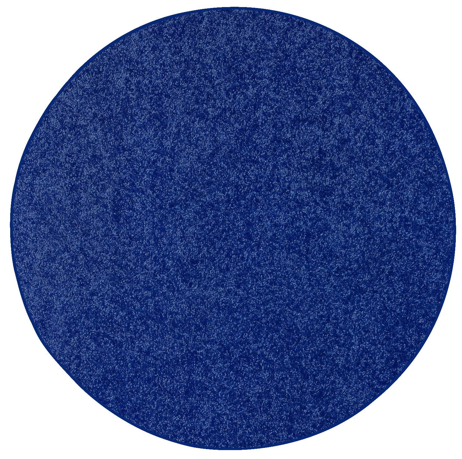 Ambiant Saturn Collection Pet Friendly Area Rugs Neon Blue - 9' Round ...