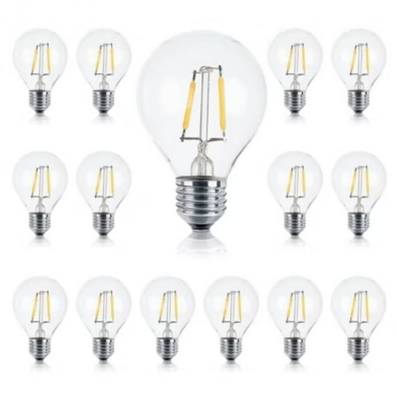 Ambience Pro 15pk 1-Watt 2700K G40 Dimmable E17 LED Vintage Edison LED Light Bulbs - Walmart.com