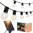 Ambience Pro Solar Powered LED Outdoor String Lights - 27 Ft Commercial ...