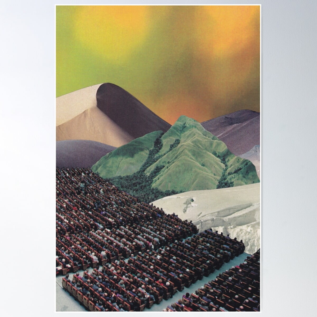 Ambient Music Poster Wall Art, Modern Wall Decor For Living Room ...