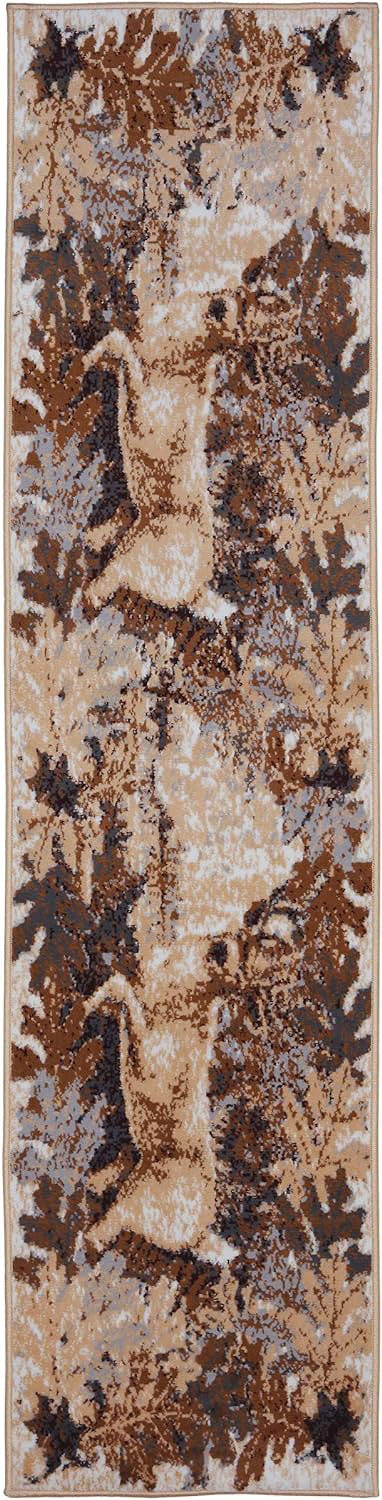 Ambient Rugs Cabin Lodge Runner Rug - 2 ft. x 8 ft., Multicolor, Exotic ...