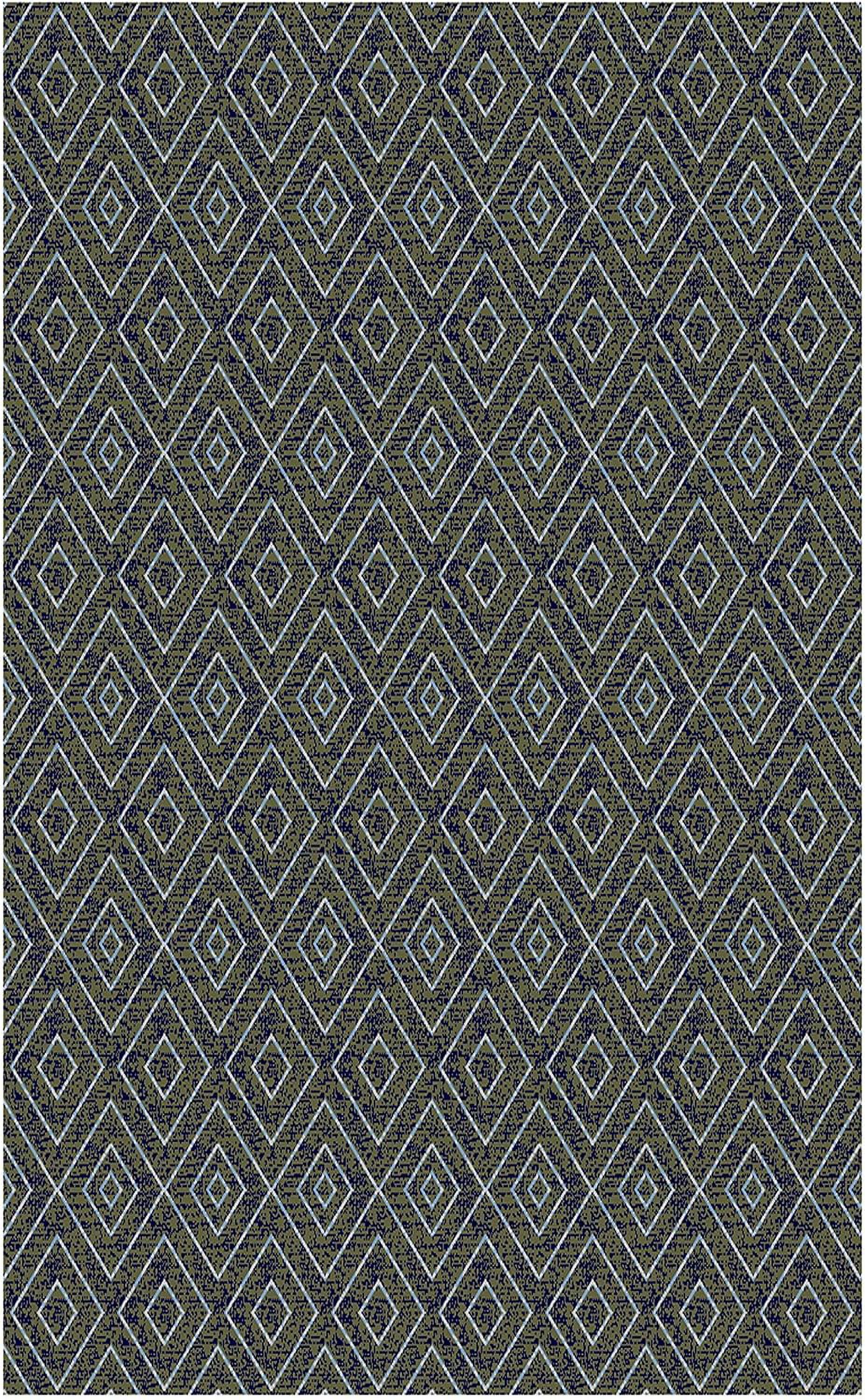 Ambient Rugs Diamond Pattern Area Rug - 5 ft. x 8 ft., Dark Grey ...