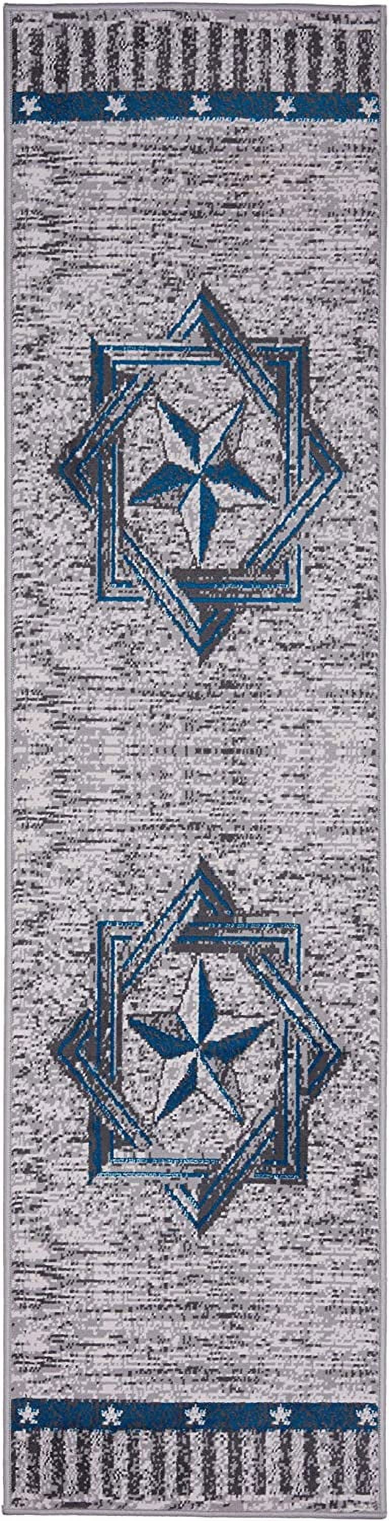 Ambient Rugs Texas Star Runner Rug - 2 ft. x 8 ft., Peach Rustic ...