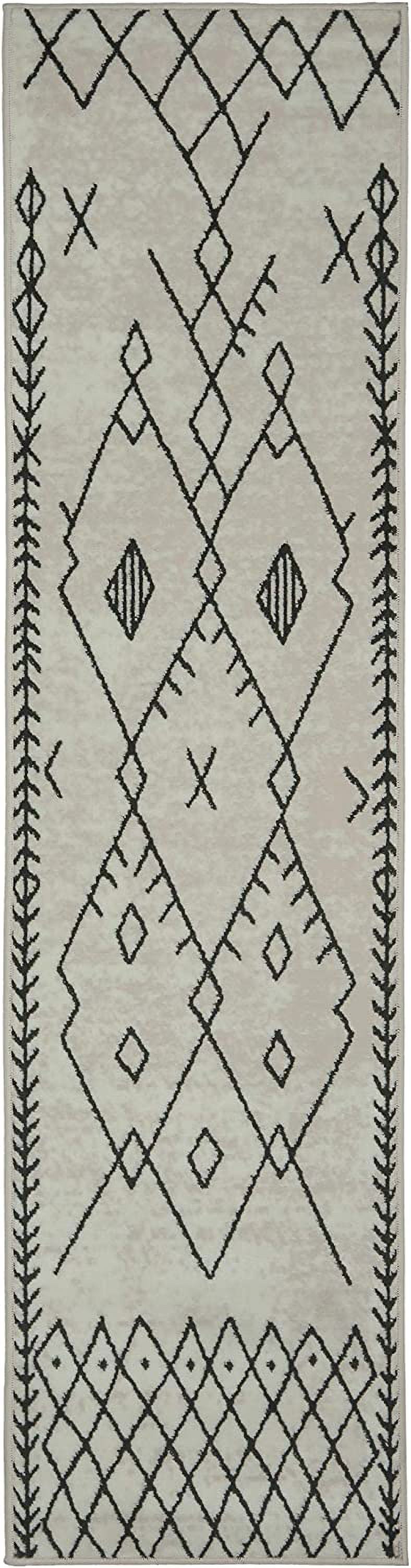 Ambient Rugs Trellis Pattern Runner Rug - 2 ft. x 8 ft., Peach ...