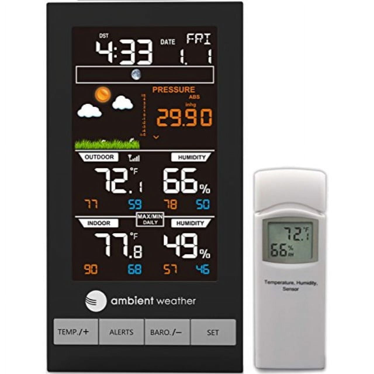 Ambient Weather WS-2801A Wireless Color Forecast Station with ...