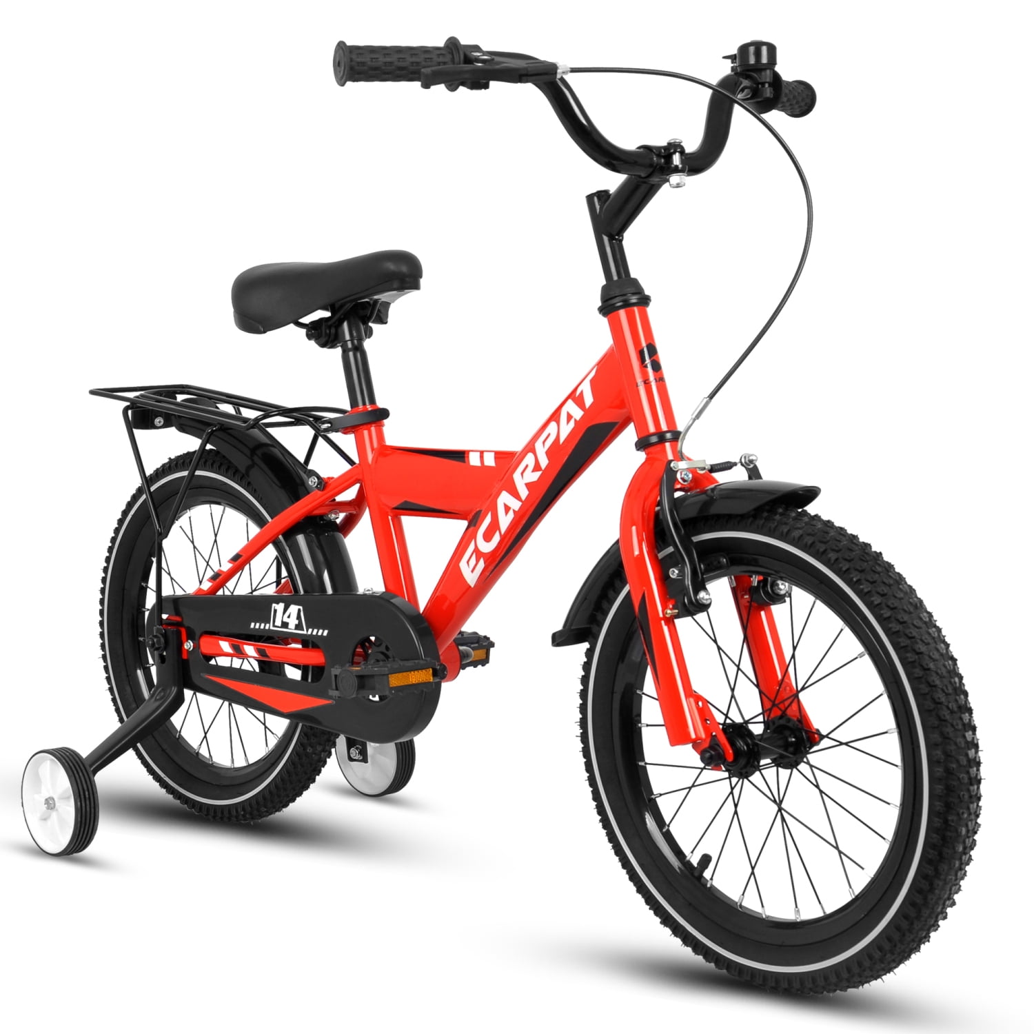 Ambifirner 14" Kids Bike for 3-6 Year Olds - Safe Dual Brakes ...