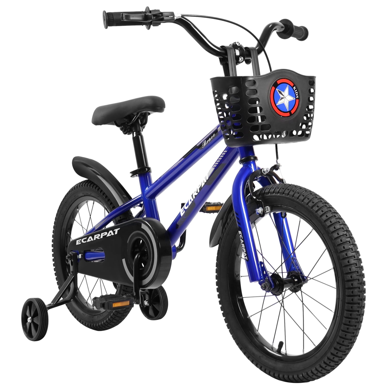 Ambifirner 16'' Kids Bike Bicycle with Training Wheels - Red, for 5-8 ...