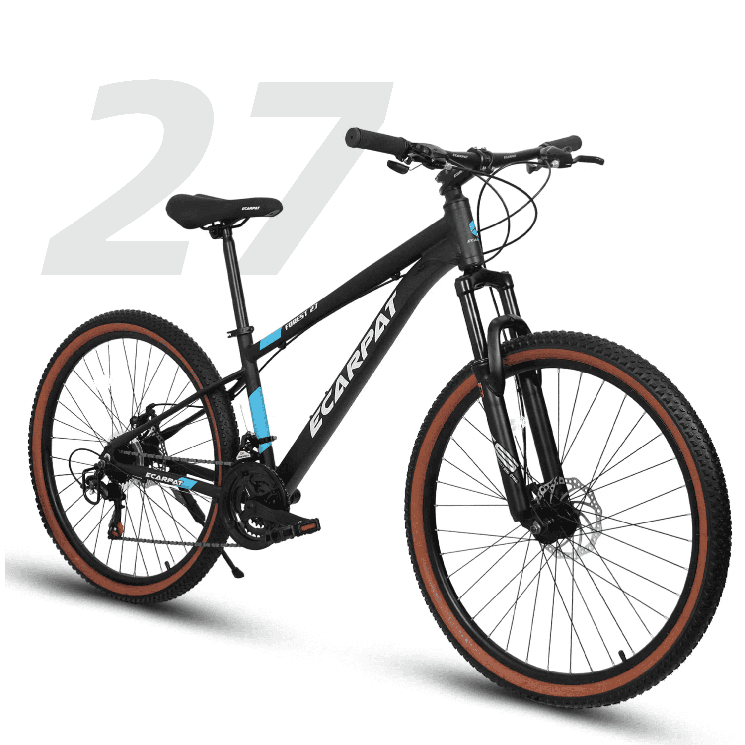 Ambifirner 27 inch wheel mountain bike, 21-speed disc brake trigger ...