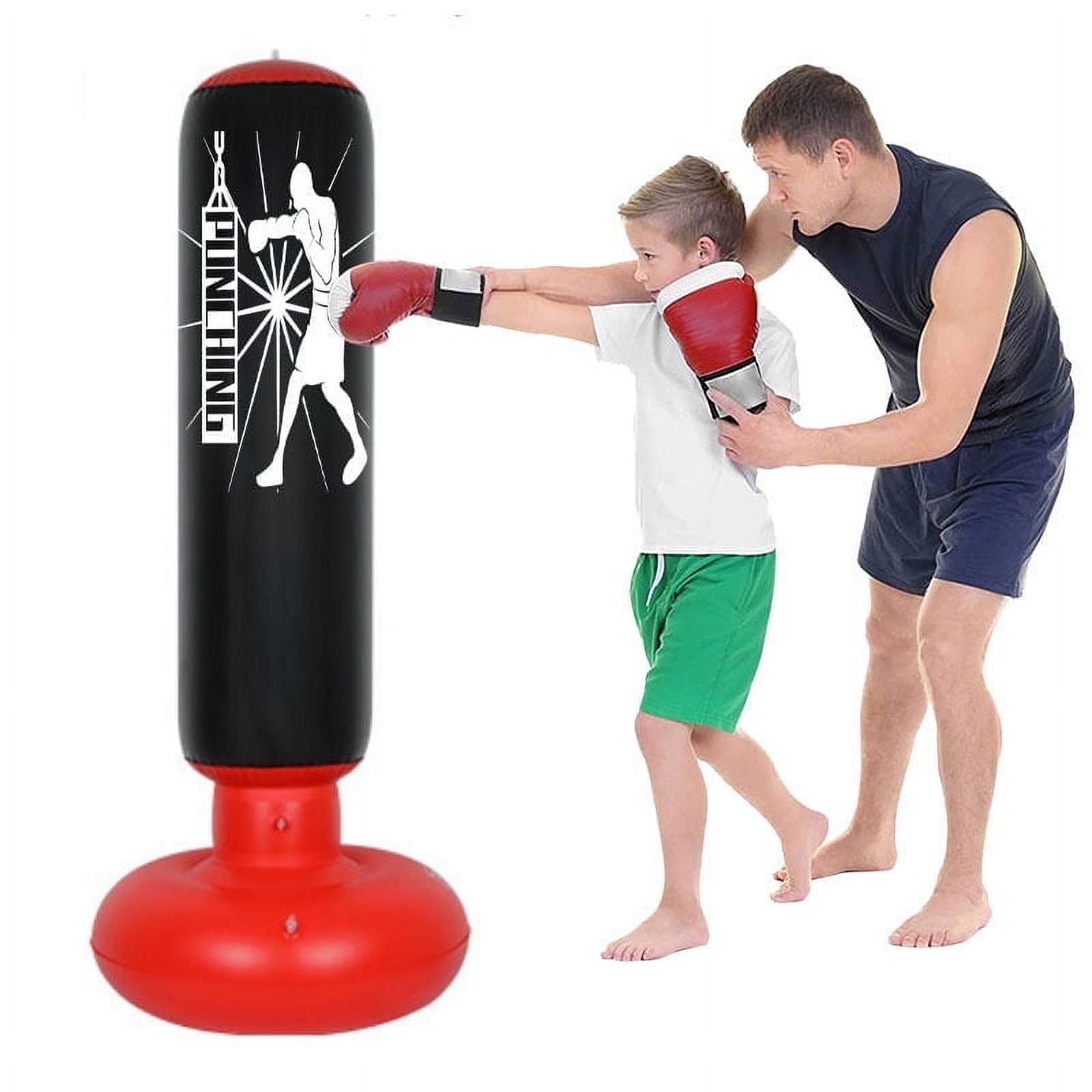 Ambifirner 63 inch Inflatable Punching Free Standing Boxing Bag for ...