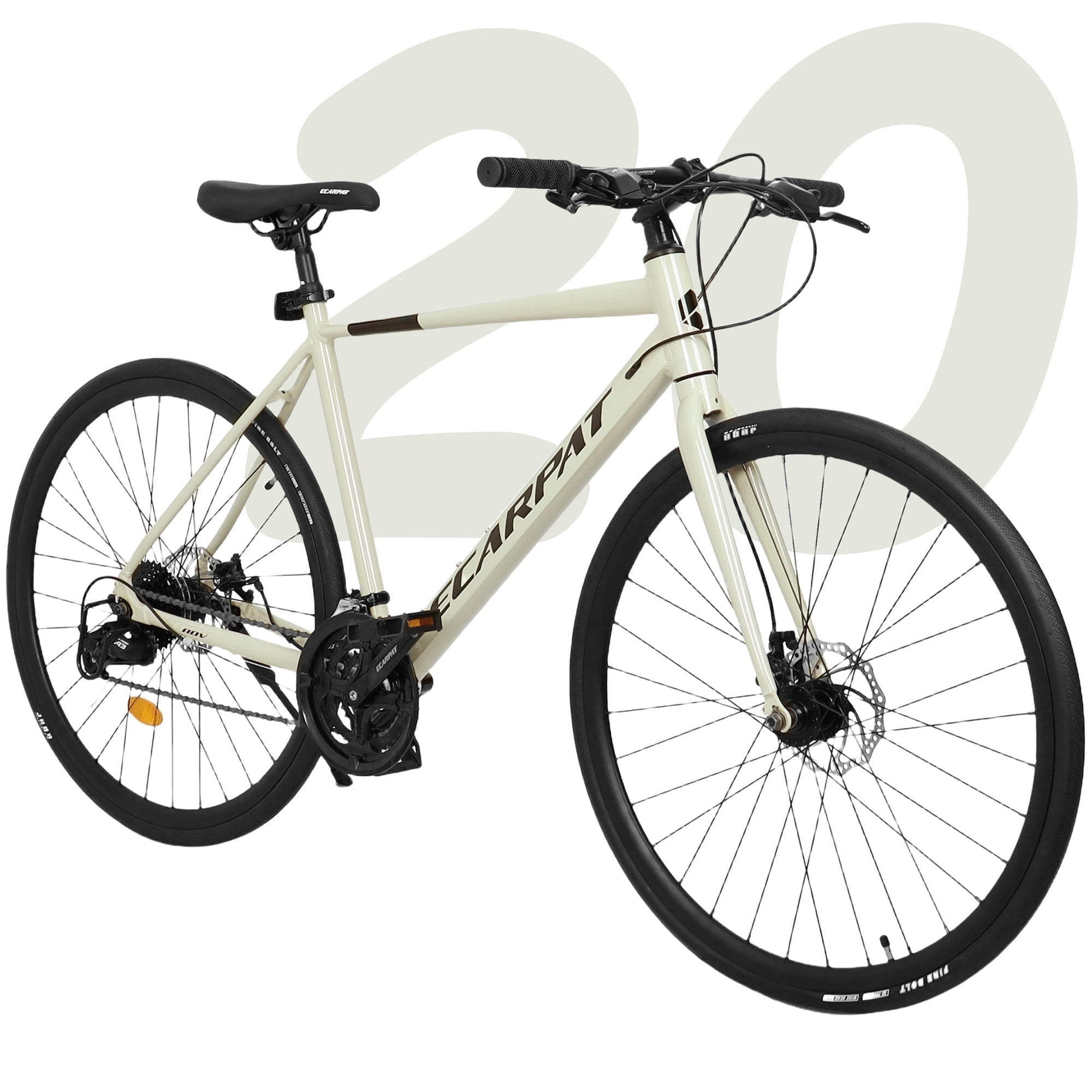 Ambifirner 700C Men Road Bike, 24-Speed L-TWOO Disc Brakes, Light ...