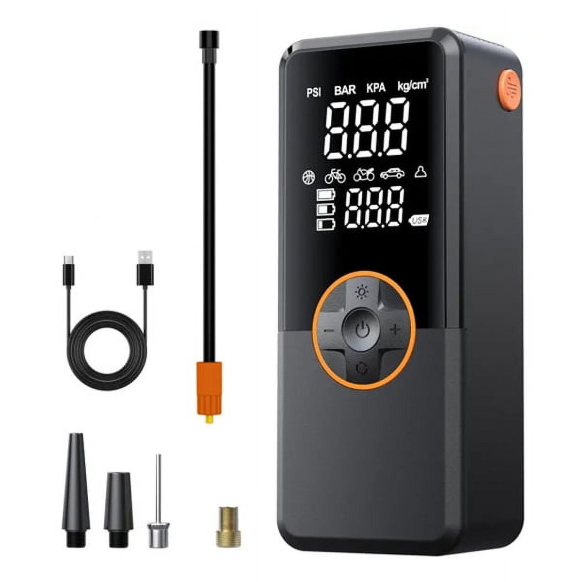 Ambifirner Tire Inflator Portable Air Compressor,150 PSI 38L/Min & 2X ...