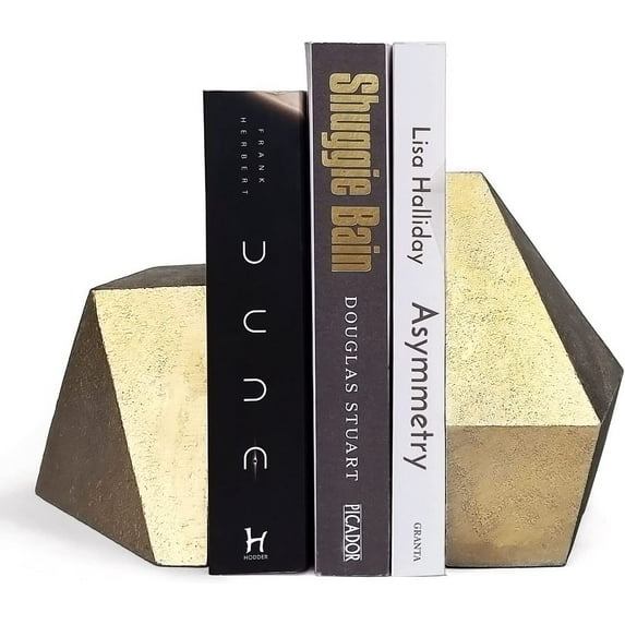 Ambipolar Decorative Gold Cast Iron Bookends, Home Decorative Bookends ...