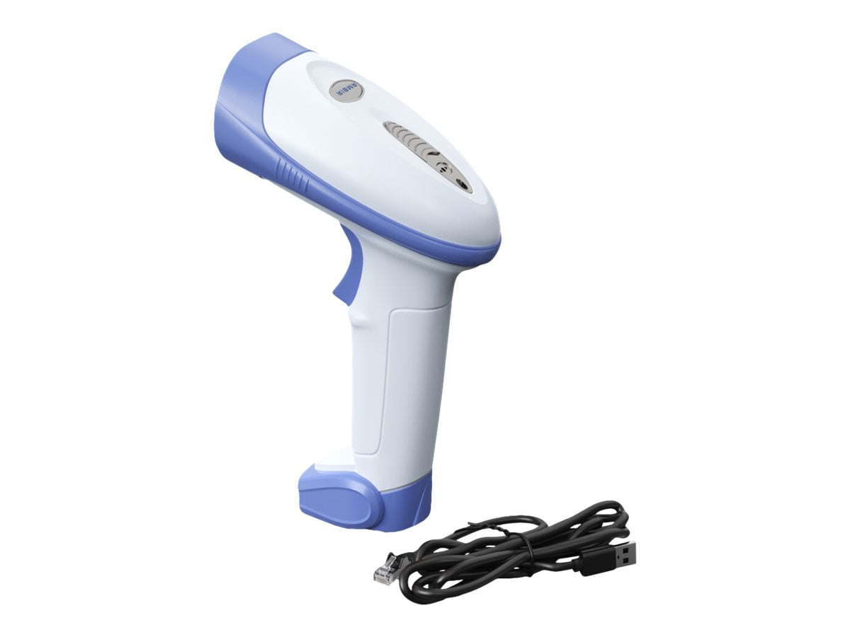Ambir Technology BR100-WH Br100 Usb Barcode Scanner-white - Walmart.com