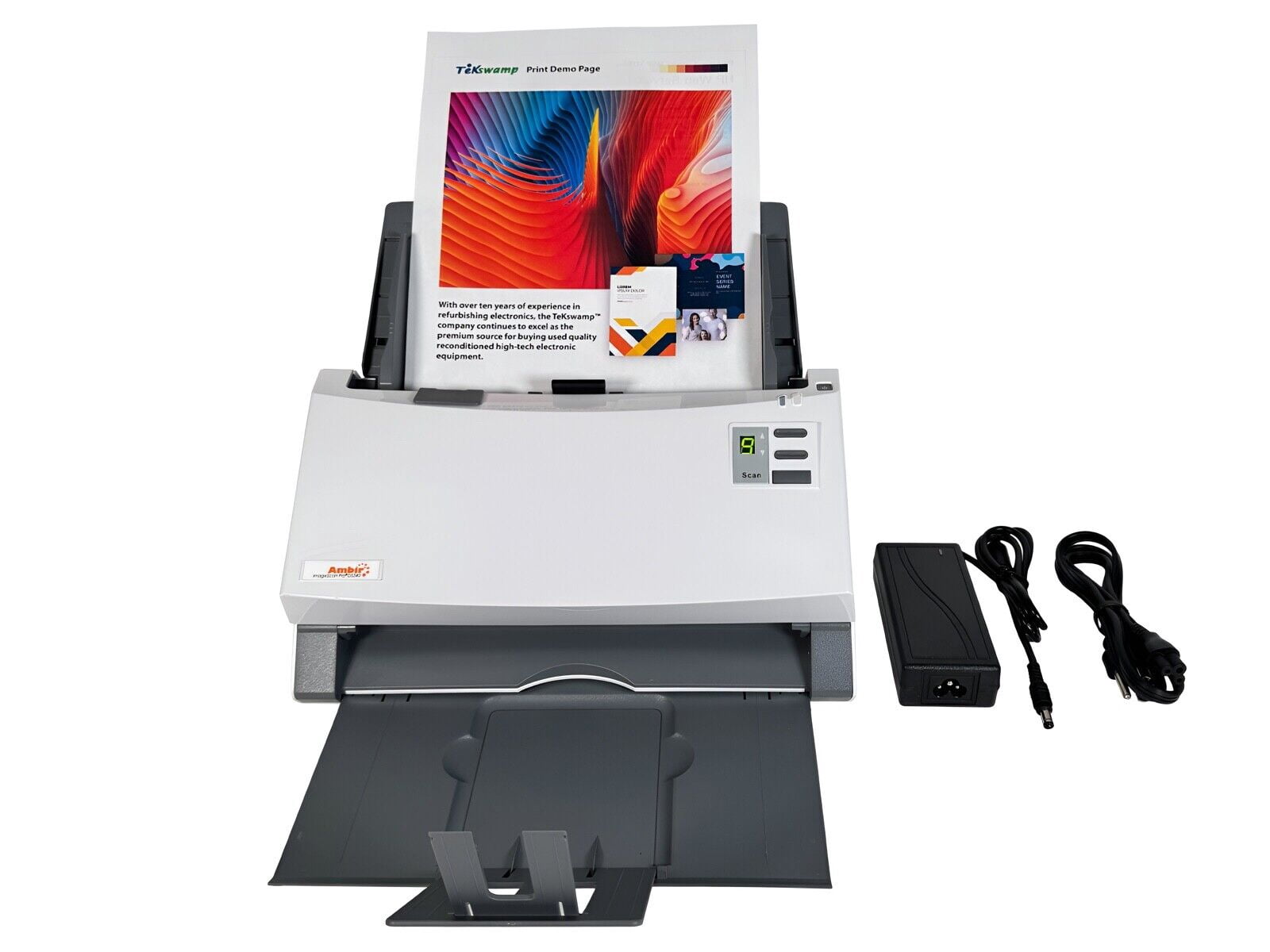 Pre-Owned Ambir ImageScan Pro 340 Hi-Speed USB Sheetfed Document ...