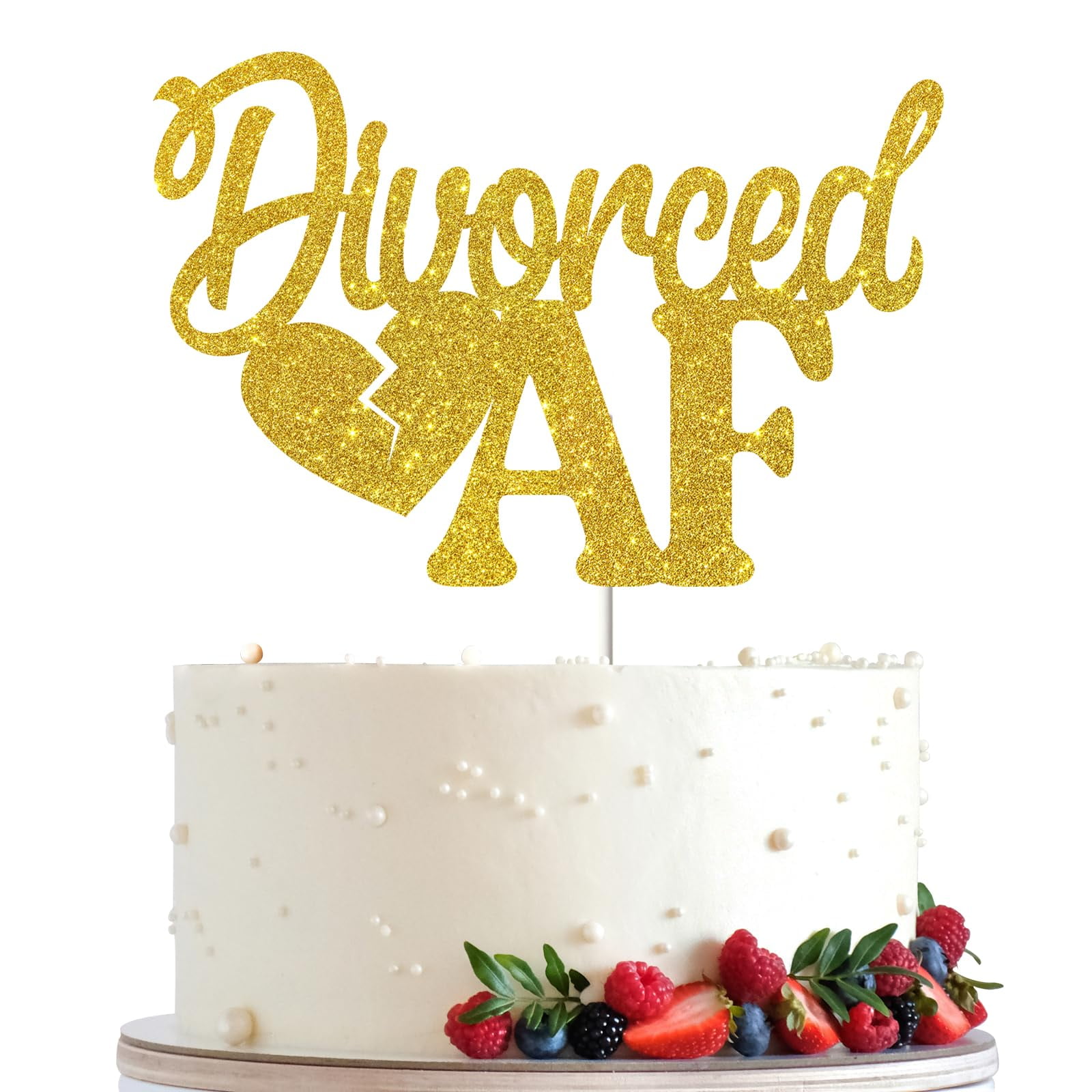 Ambishi Divorced AFTRDN Cake Topper, Divorced Party Decoration Cake ...