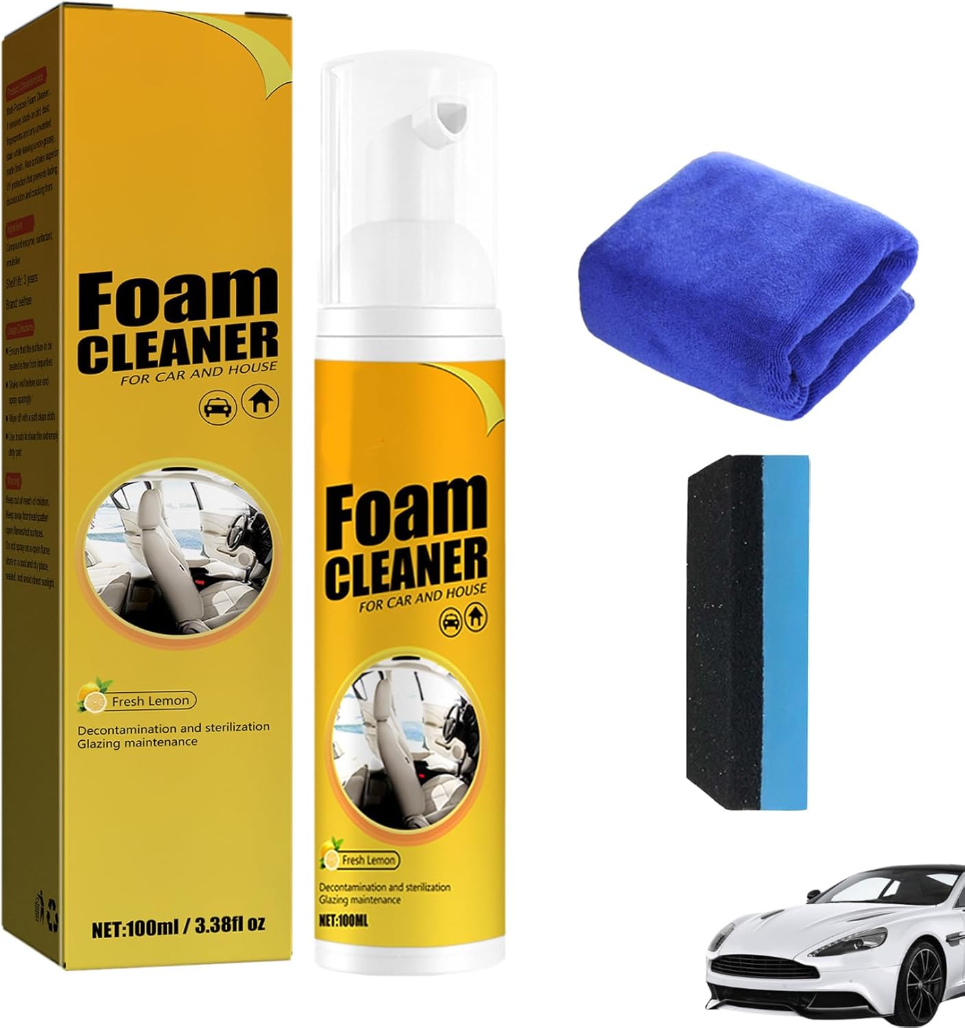Ambitionous Magic Foam Cleaner Multi-Functional Cleaning Agent, Foam Cleaner All Purpose ...