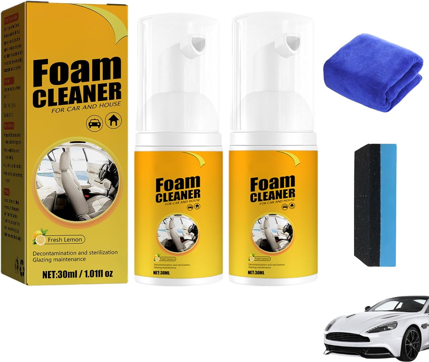 Ambitionous Magic Foam Cleaner Multi-Functional Cleaning Agent, Foam Cleaner All Purpose ...