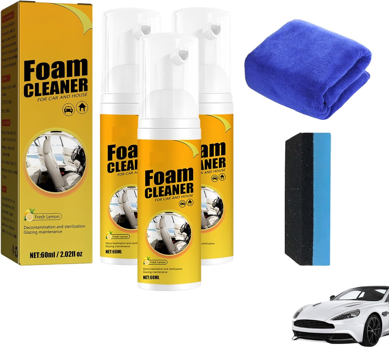 Ambitionous Magic Foam Cleaner Multi-Functional Cleaning Agent, Foam Cleaner All Purpose ...