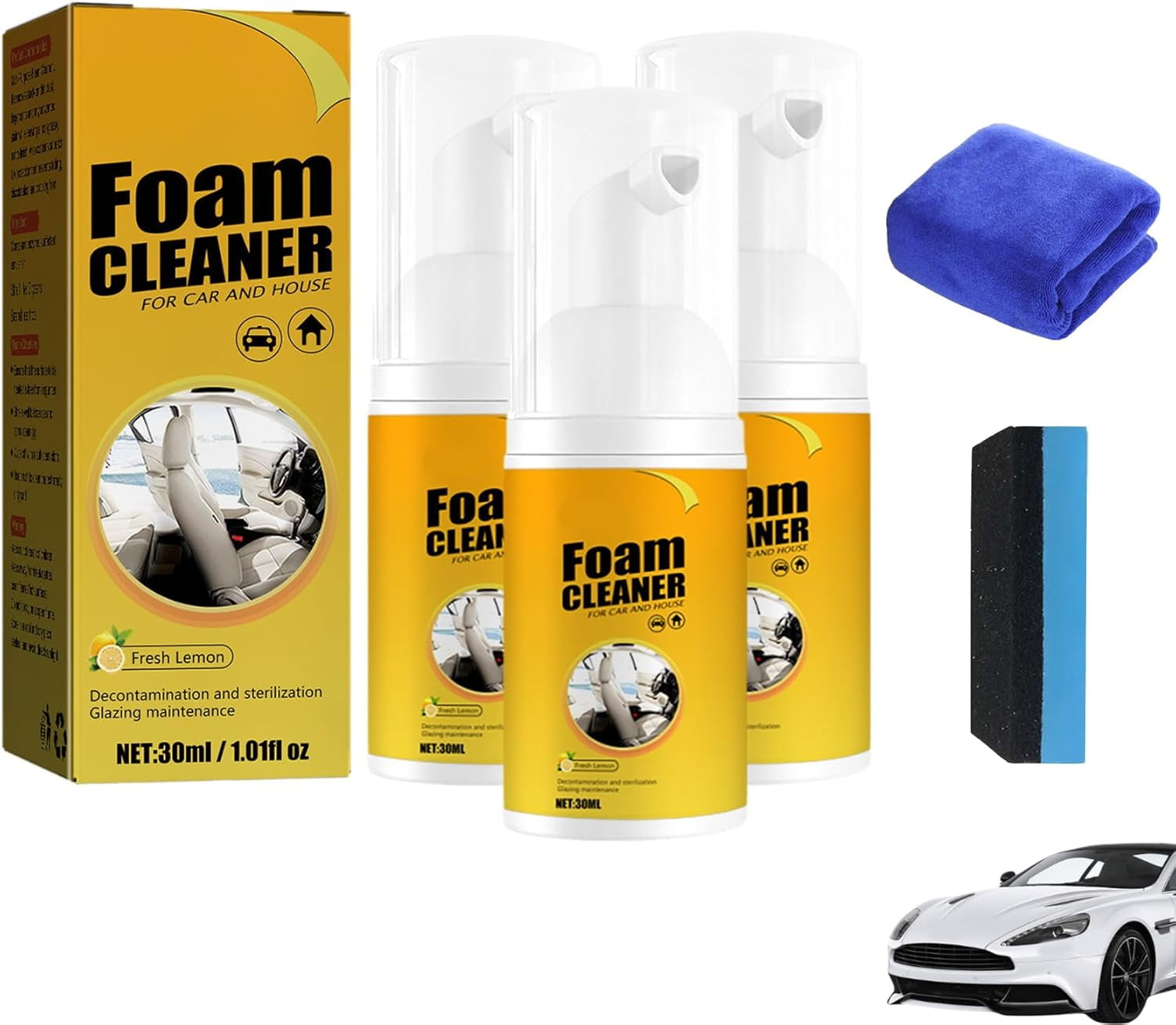 Ambitionous Magic Foam Cleaner Multi-Functional Cleaning Agent, Foam Cleaner All Purpose ...