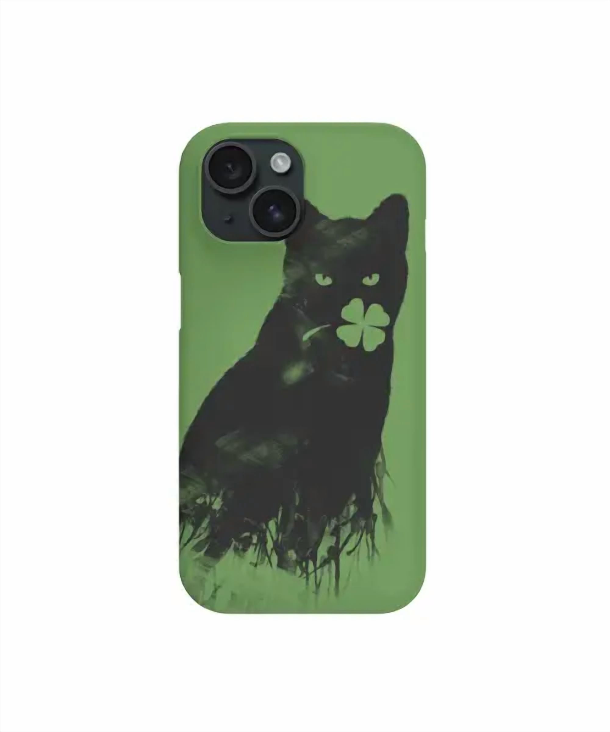 Ambivalence Funny Cat Angel Demon Art Phone Case for iPhone 16 15 14 13 ...