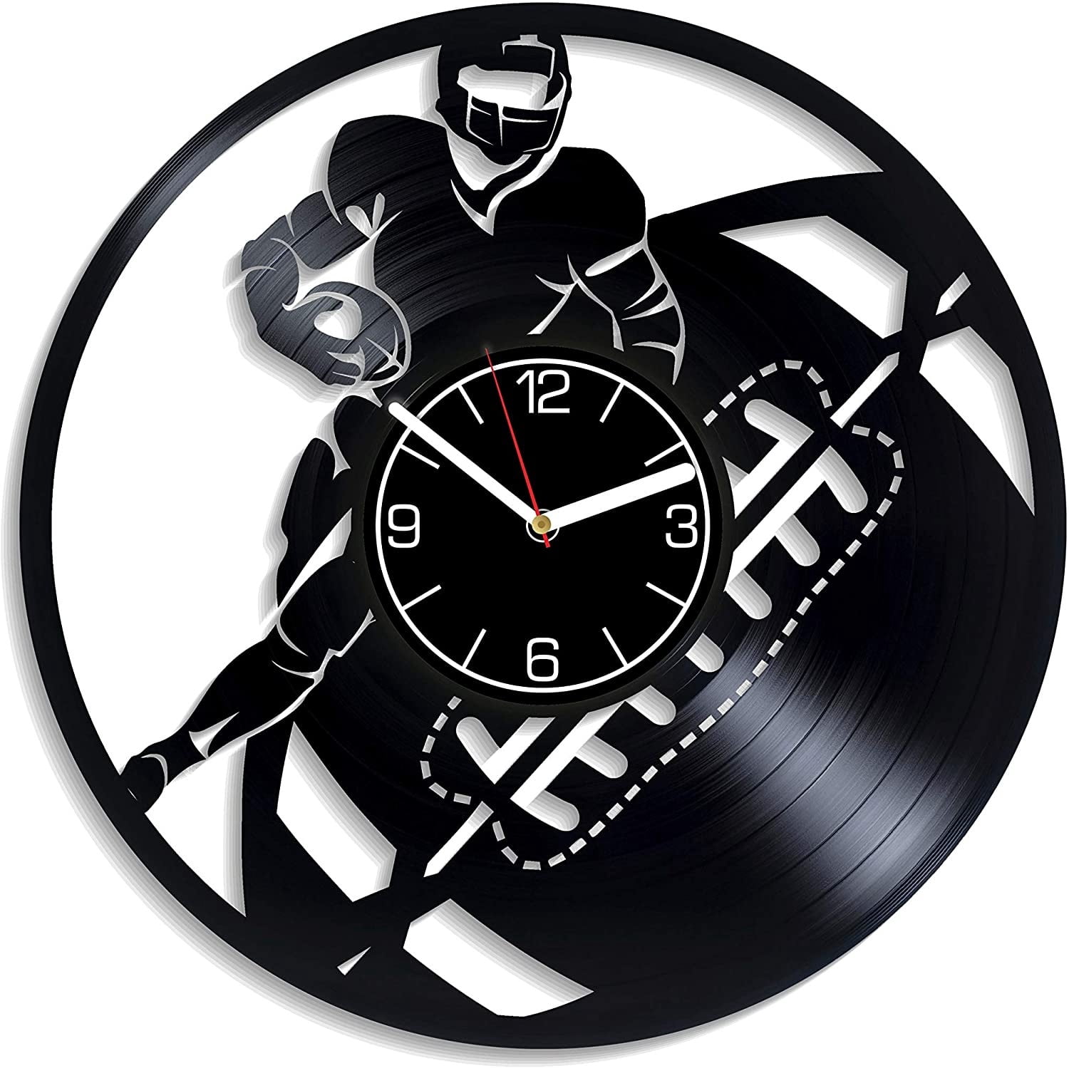 Amblelife American Football Vinyl Record Wall Clock American Football ...