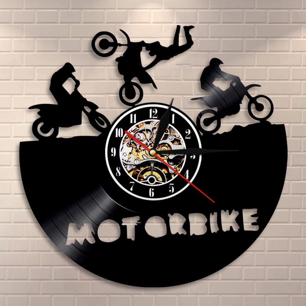 Amblelife Motorbike Wall Clock Super Bike Sport Race Speed Motorcycle ...