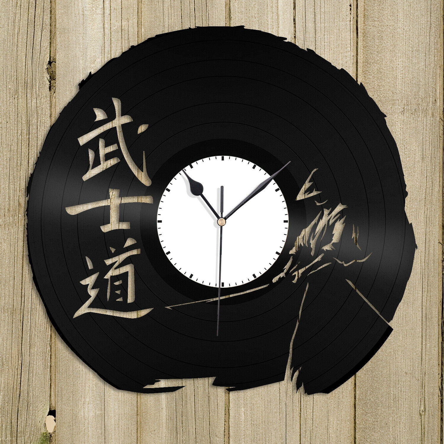 Amblelife Samurai Bushido Vinyl Wall Clock Souvenir Gift for Friends ...