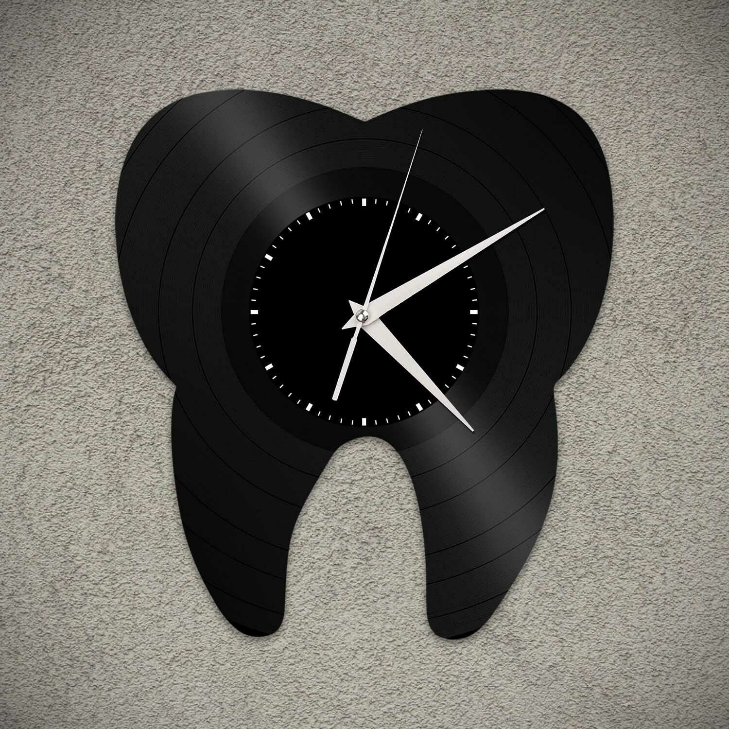 Amblelife Tooth Dental Vinyl Wall Clock Record Unique Design Home and ...