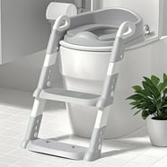 Mommy's Helper Padded Potty Seat with built in ladder non-slip step ...