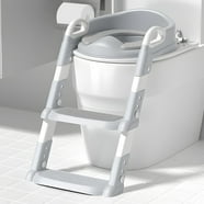 Mommy's Helper Padded Potty Seat with built in ladder non-slip step ...