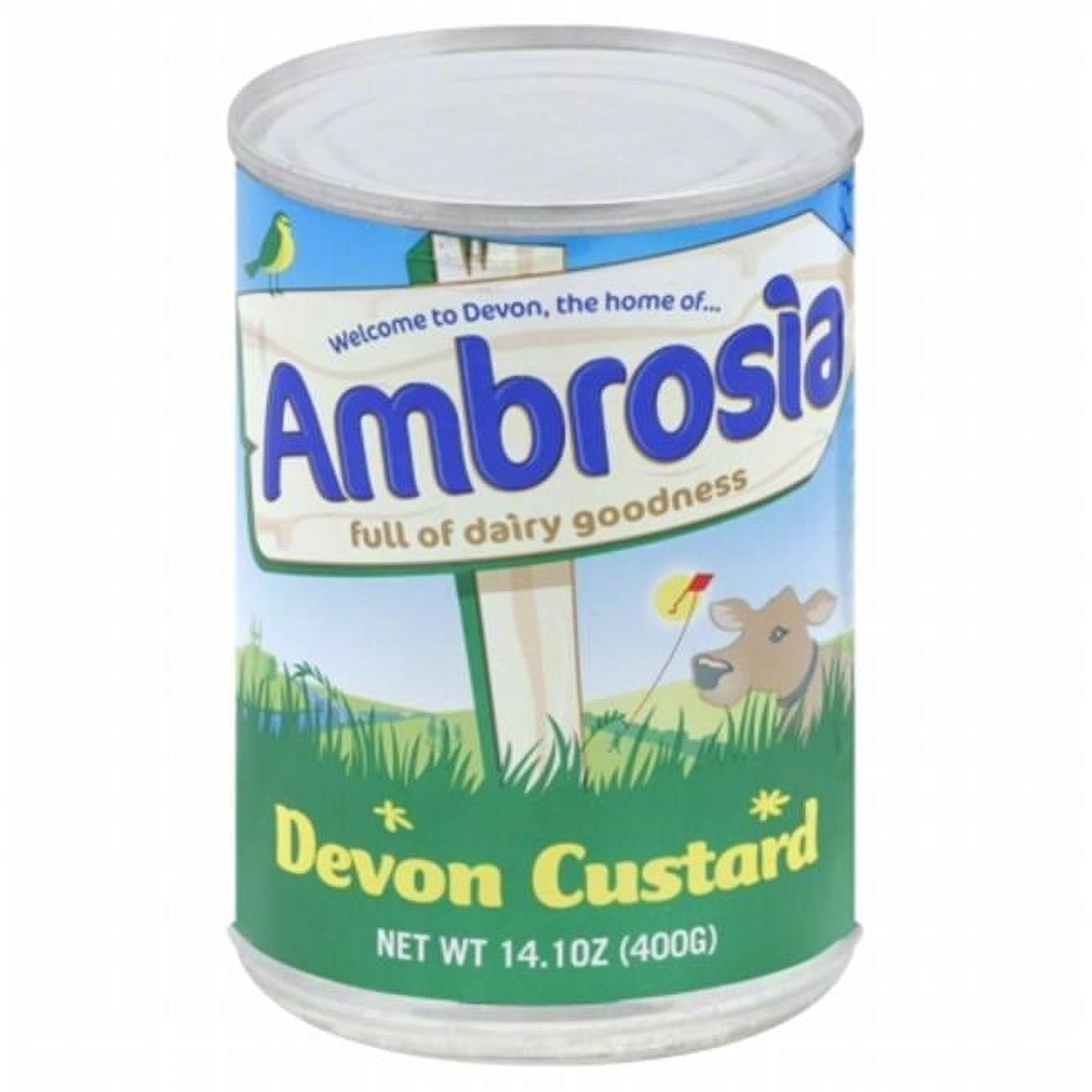 Ambrosia Devon Custard, Tin, 14.1oz (400g) - Walmart.com
