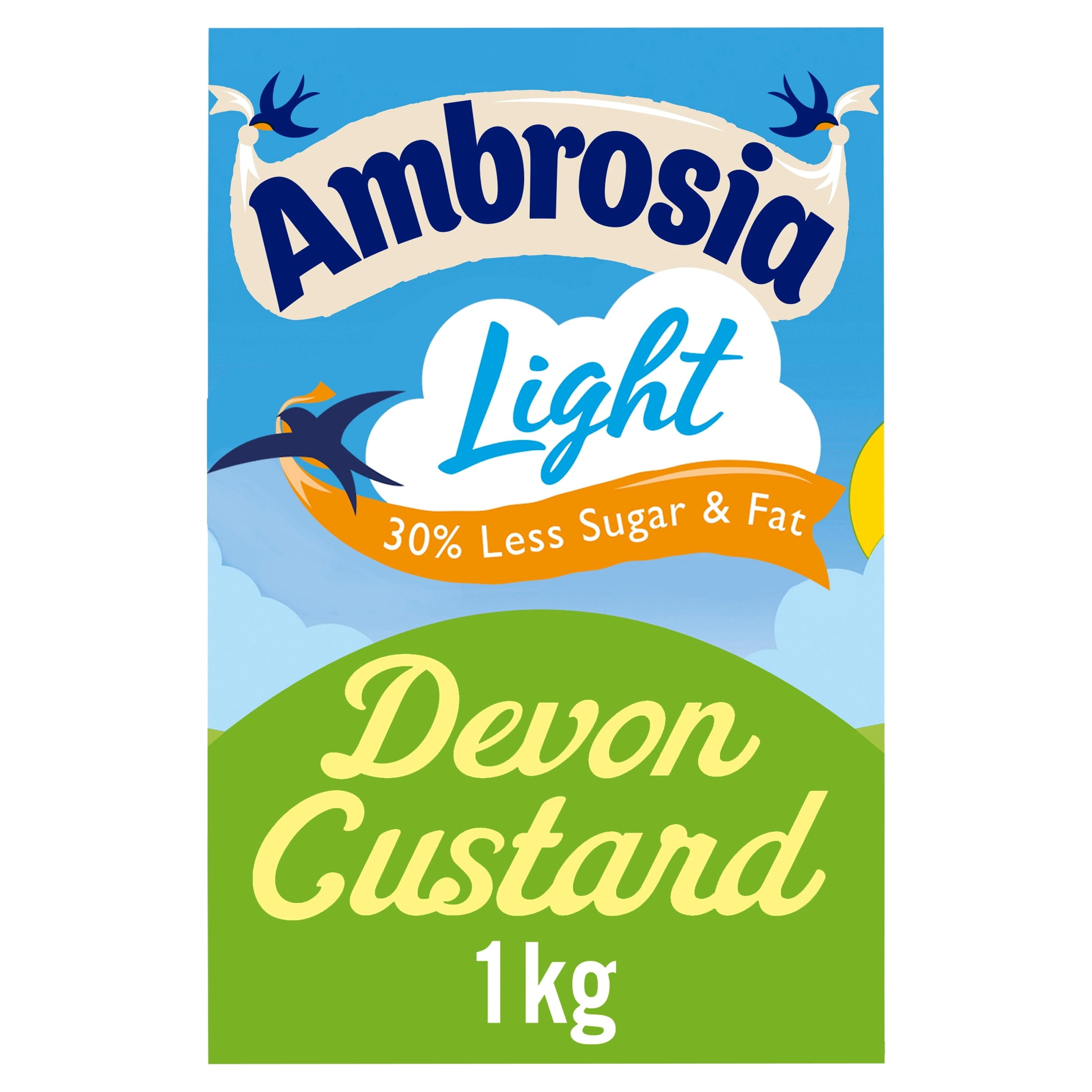 Ambrosia Light Devon Custard 1 Kilograms, Imported from Britain ...