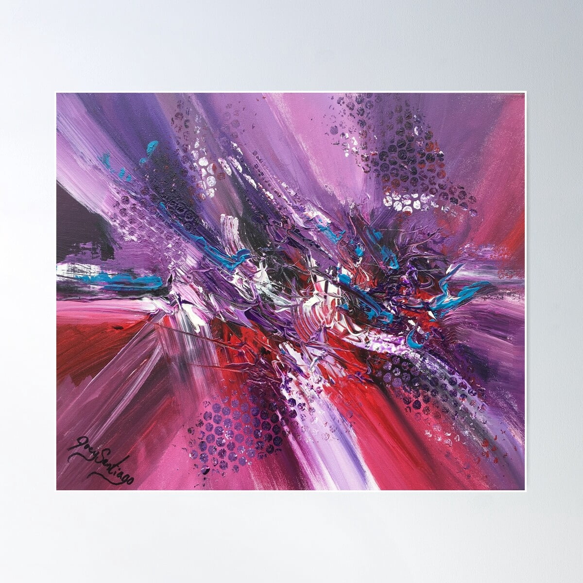 Ambrosia Poster Wall Art, Modern Wall Decor For Living Room Bedroom ...
