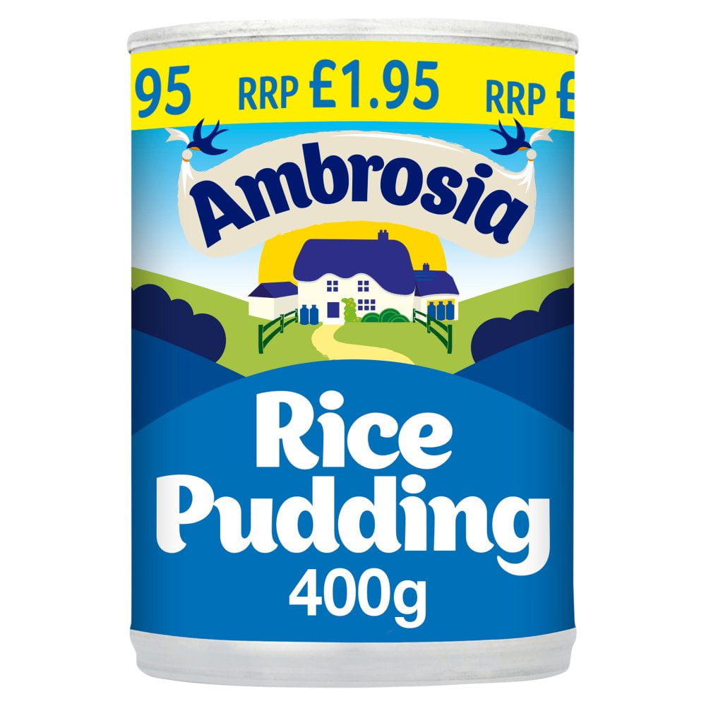 Ambrosia Rice Pudding 400g (pack of 12) - Walmart.com