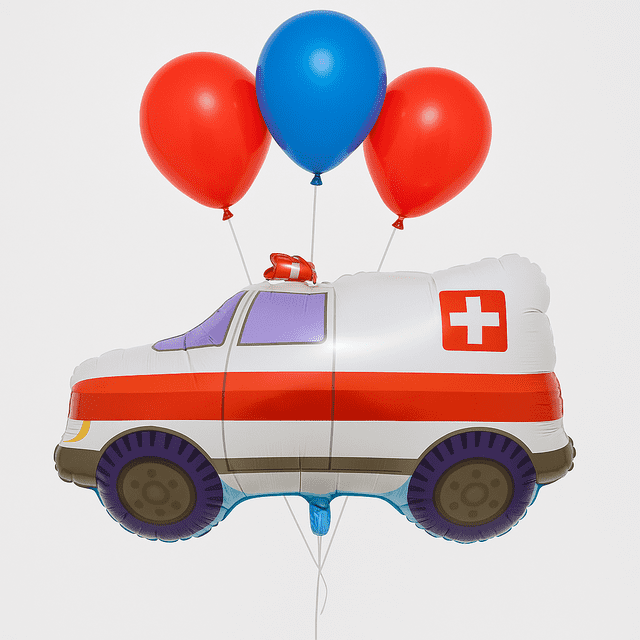 Ambulance Balloon Emergency Response Ambulance Balloon for Party ...