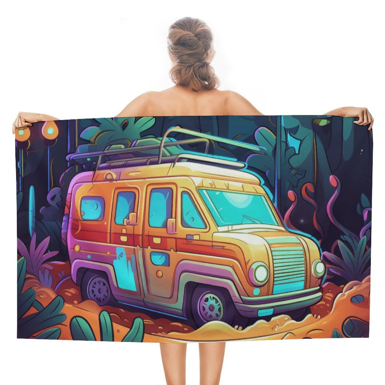 Ambulance Car Oversized Beach Towel XL Pool Camping Swim Towels 32''x63 ...