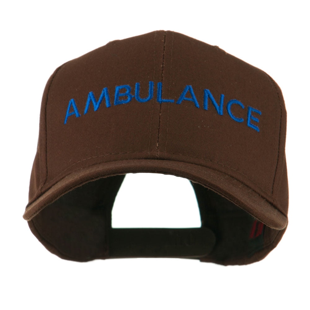 Ambulance Embroidered Cap - Brown OSFM - Walmart.com