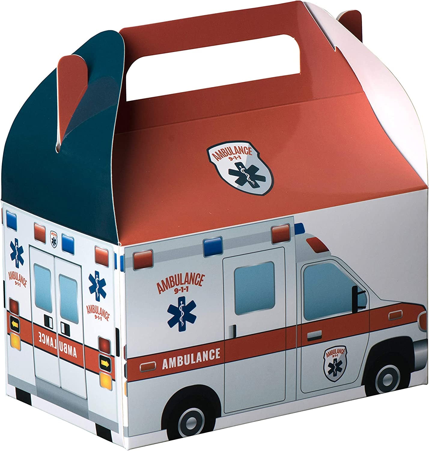 Ambulance Paper Treat Boxes 20 Pack 6.25" X 3.75" X 3.5" - Walmart.com