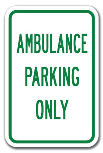 Ambulance Parking Only Sign - Walmart.com