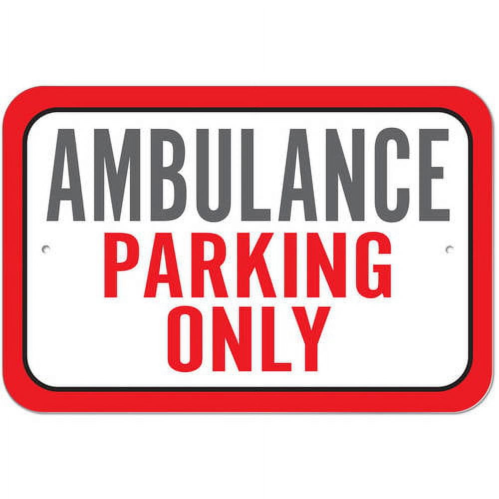 Ambulance Parking Only Sign - Walmart.com