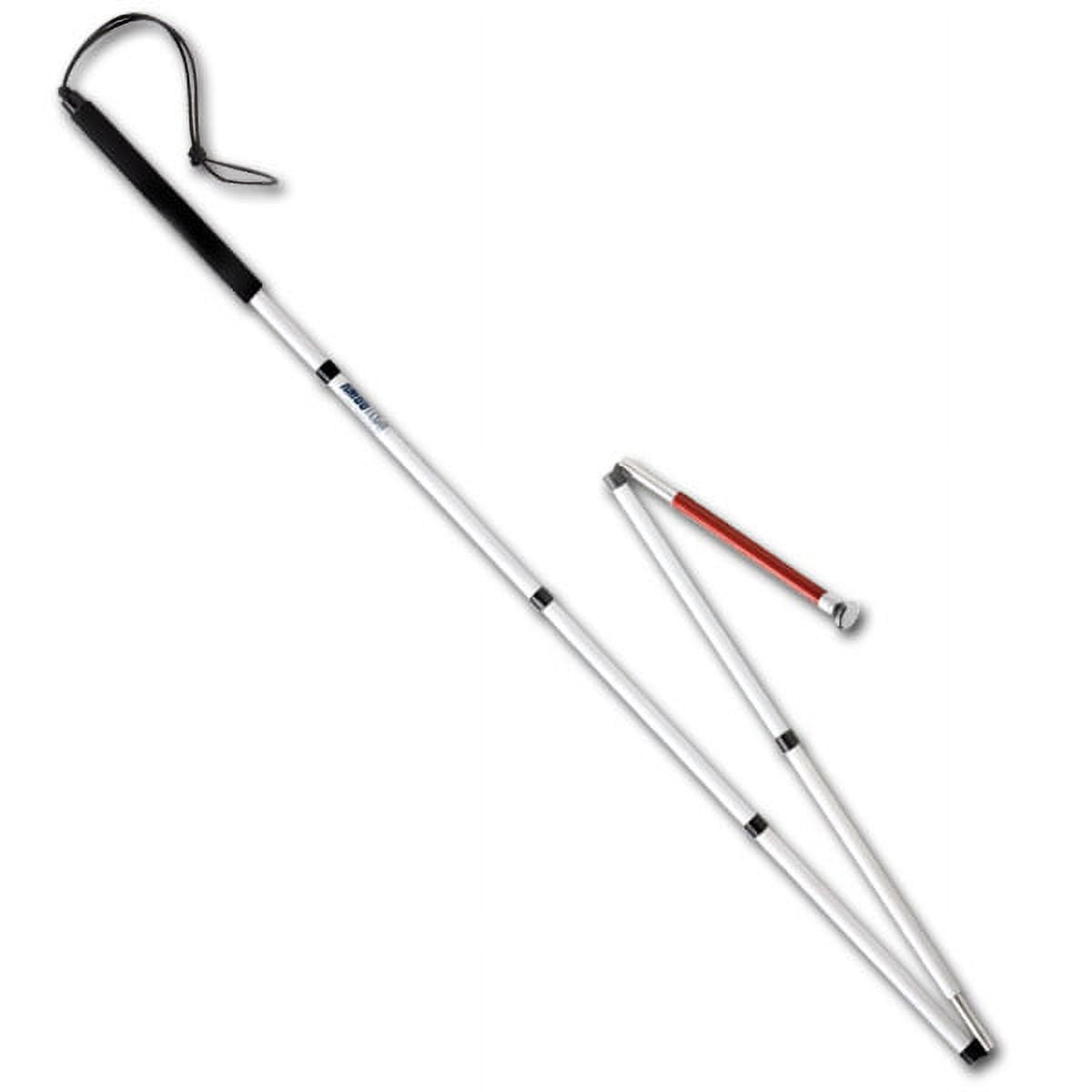 Ambutech Folding Slim Line Graphite ID Cane- 56-in - Walmart.com