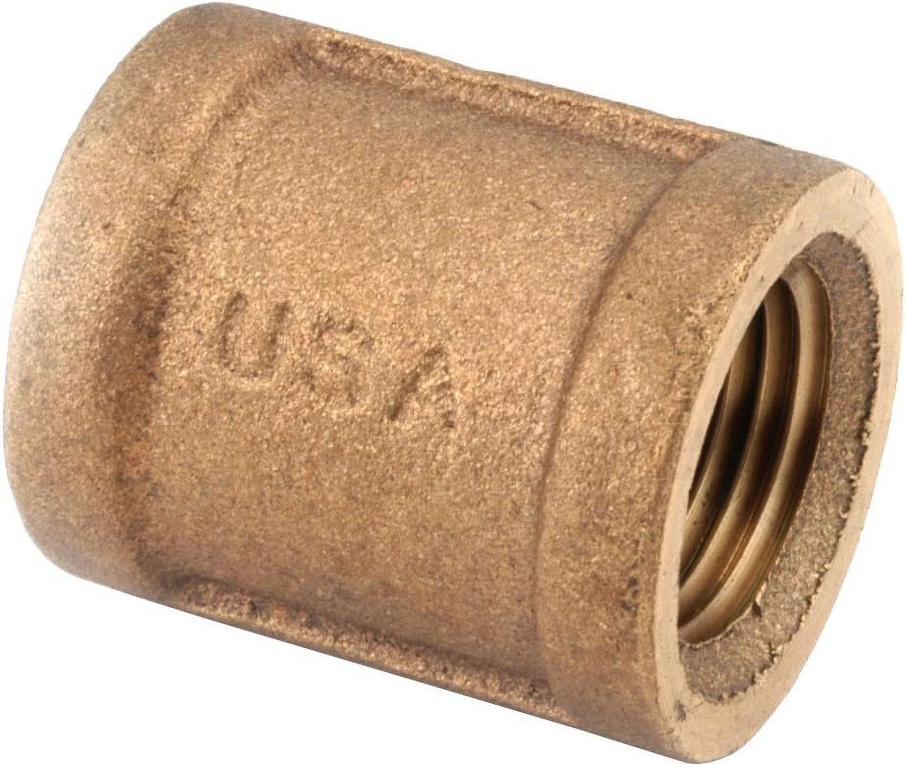 Amc 738103-16 1 Brass Low Lead Pipe Coupling - Walmart.com