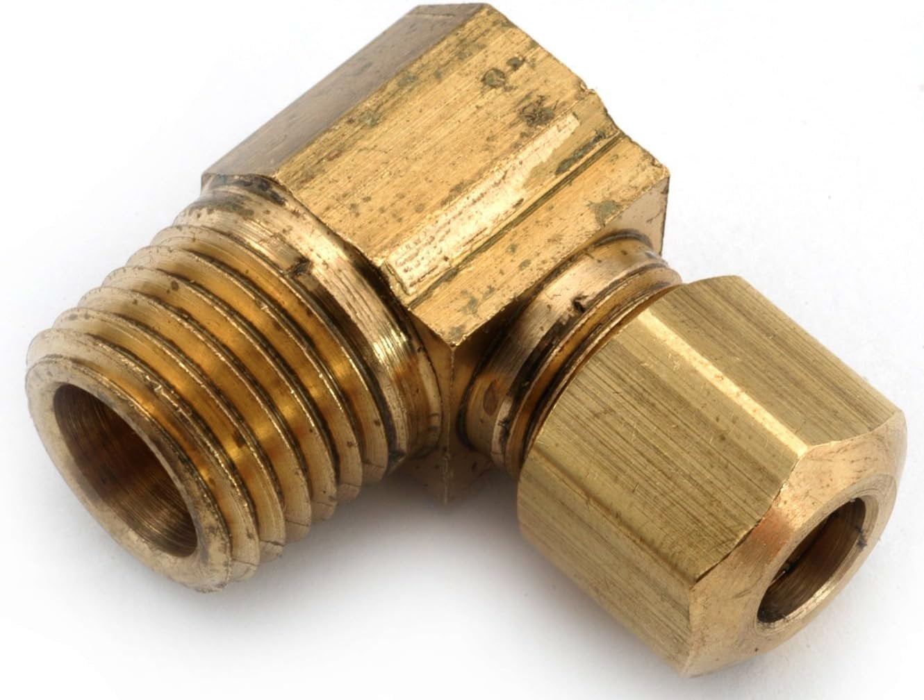Amc 750069-0606 3/8" X 3/8" Brass Compression Elbow - Walmart.com
