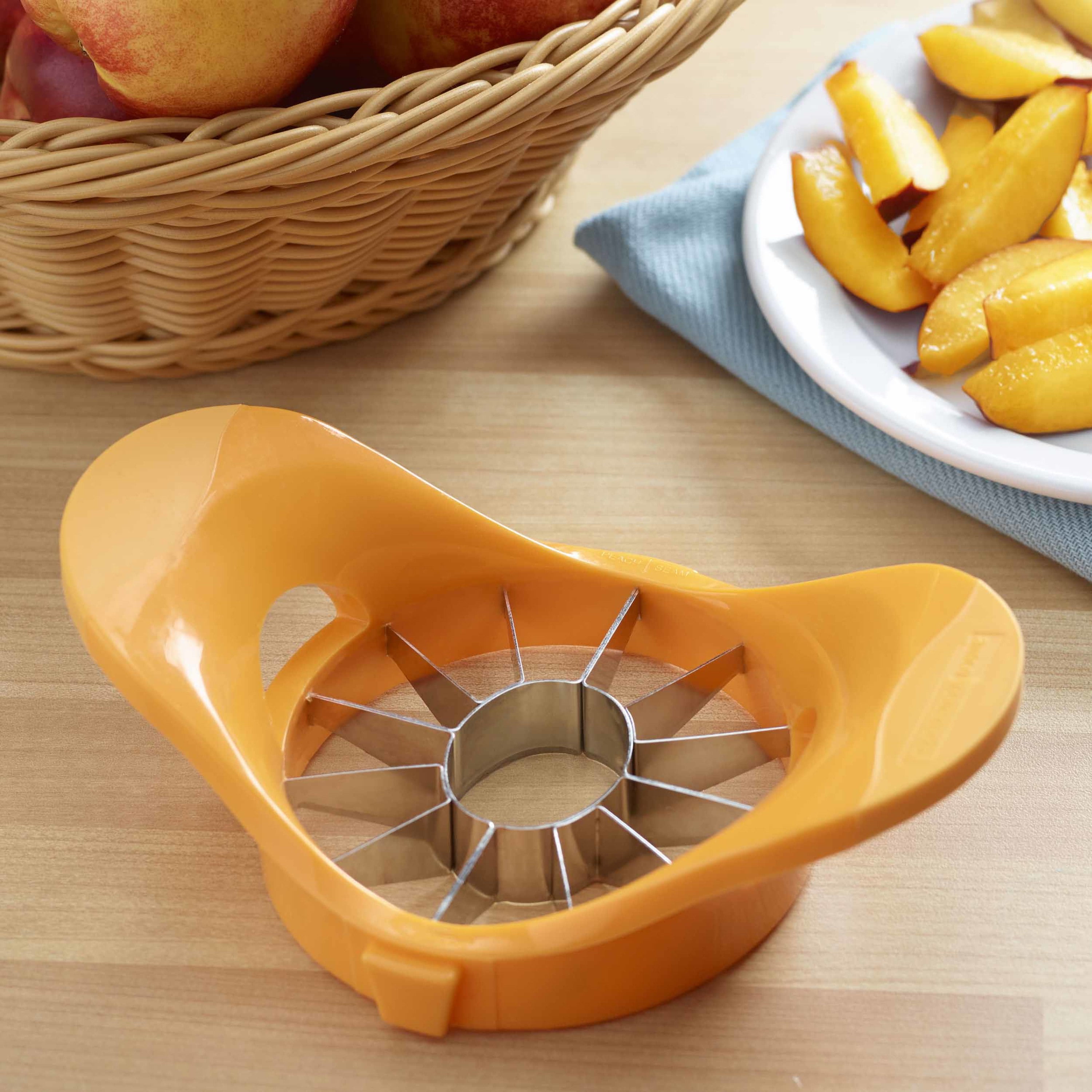 Amco Peach Pitter and Slicer with Stainless Steel Blades - Walmart.com