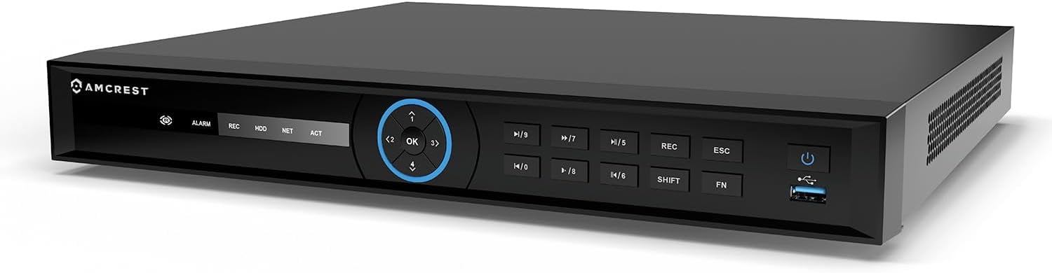 Amcrest 4K NV4208-EI 8CH AI NVR, Smart NVR, Facial Recognition, Face ...