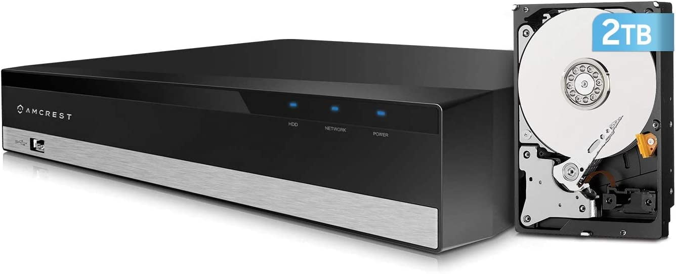 Amcrest 4K UltraHD 8Ch AI DVR Home Surveillance, 8MP, Analog & IP ...